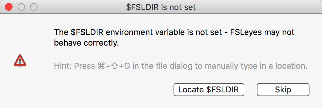 Troubleshooting — FSLeyes documentation