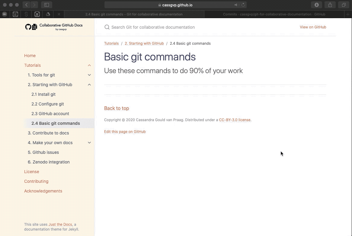 2.4 Basic git commands | Open OxCIN